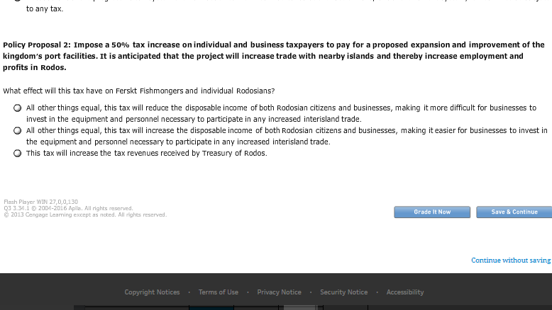 Solved Policy Proposal 1: Replace the existing system with a | Chegg.com