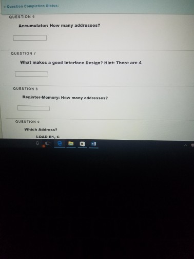 Solved QUESTION 1 Instruction Set Architecture (ISA)? | Chegg.com