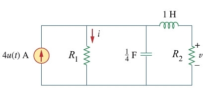 Solved In the circuit given below, R1 = 2 Ω and R2 = 7 Ω. | Chegg.com