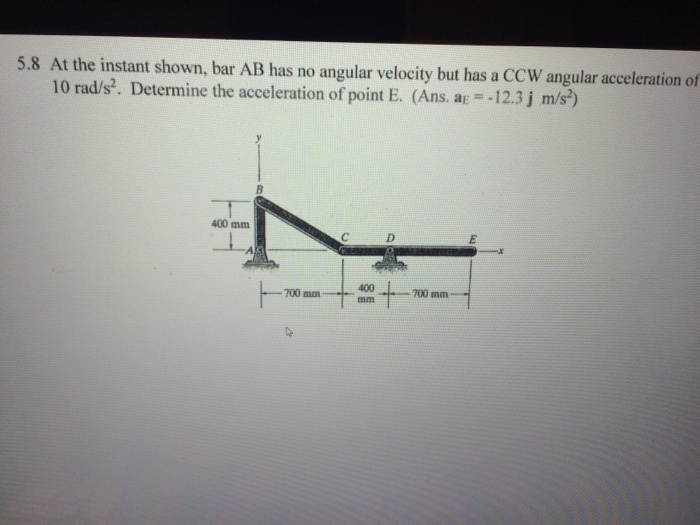 Solved 5.5 Link OA has angular velocity of ω0A--10 k rads. | Chegg.com