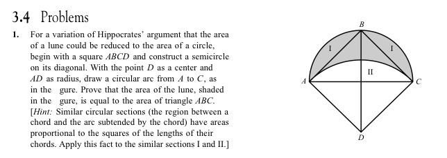 Solved For a variation of Hippocrates' argument that the | Chegg.com