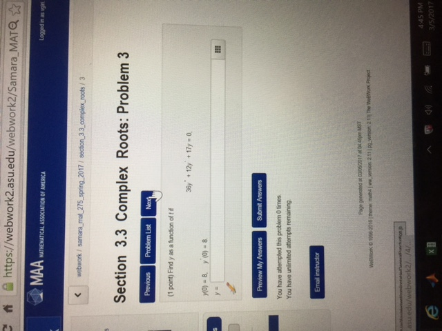 Solved c https://webwork2.asu.edu/webwork2/Samara MATa | Chegg.com