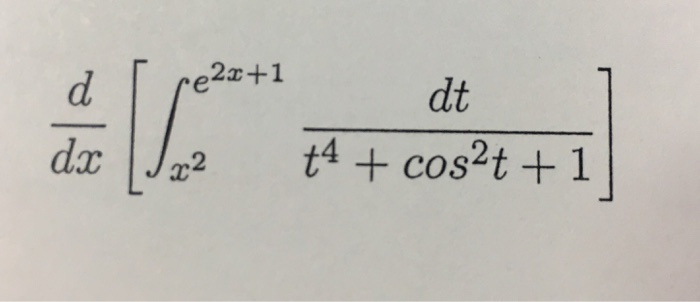 Solved Differentiate using the fundamental theorem of | Chegg.com