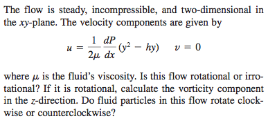 Solved 4-99 Consider fully developed two-dimensional | Chegg.com