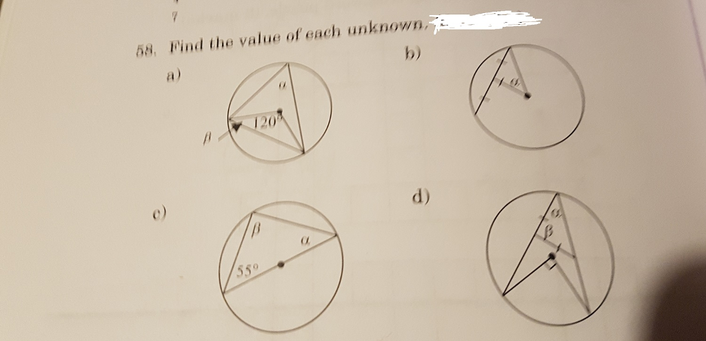 Solved AR, Find the value of each unknown, Ra d) | Chegg.com