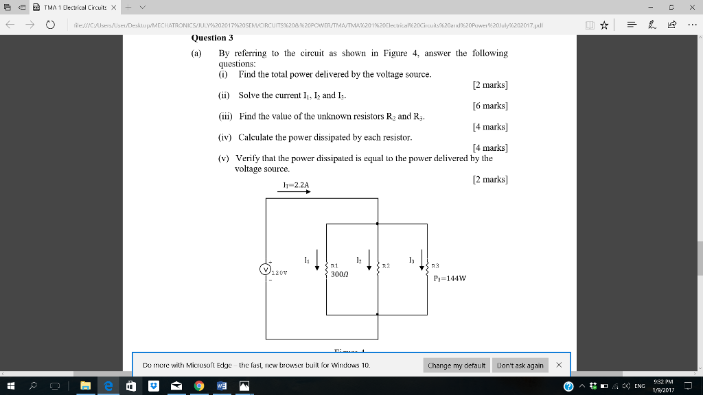 Solved (a) By referring to the circuit as shown in Figure 4, | Chegg.com