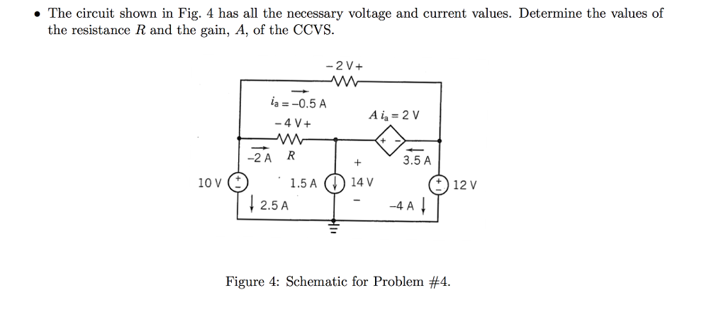 Solved ·The circuit shown in Fig. 4 has all the necessary | Chegg.com