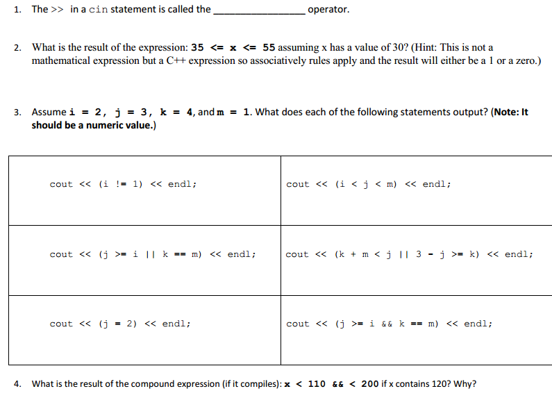 Solved The > > in a cin statement is called the ________ | Chegg.com