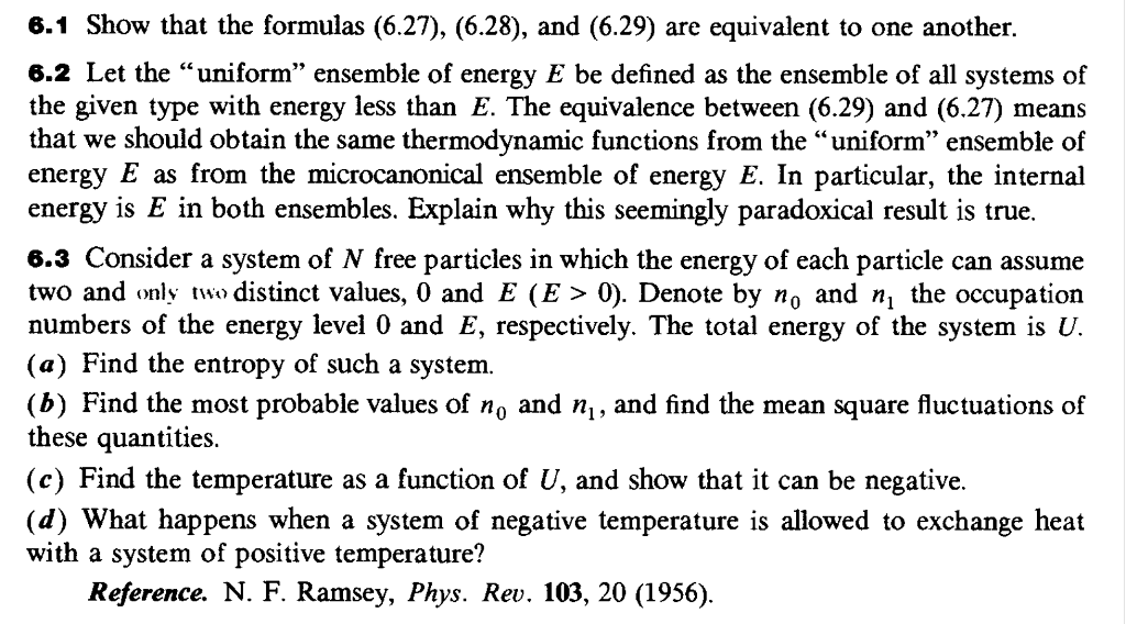 Solved 6.1 Show that the formulas (6.27), (6.28), and (6.29) | Chegg.com