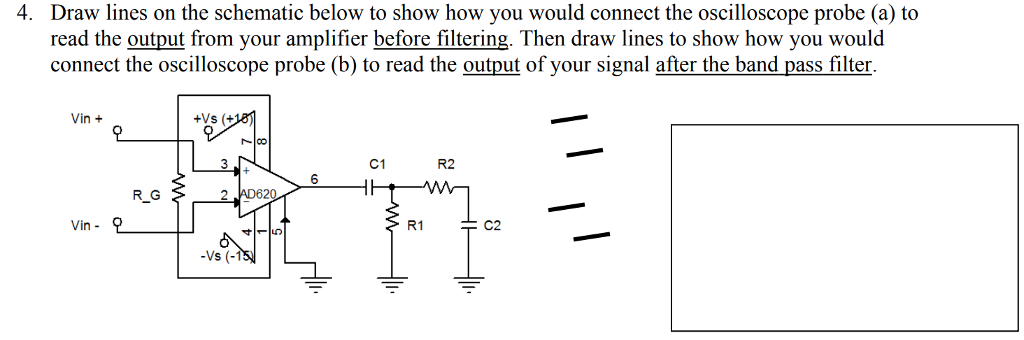 Solved Draw lines on the schematic below to show how you | Chegg.com