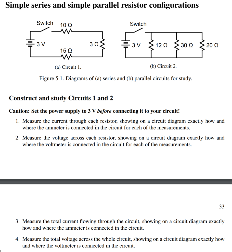 Simple Series Circuit With Switch