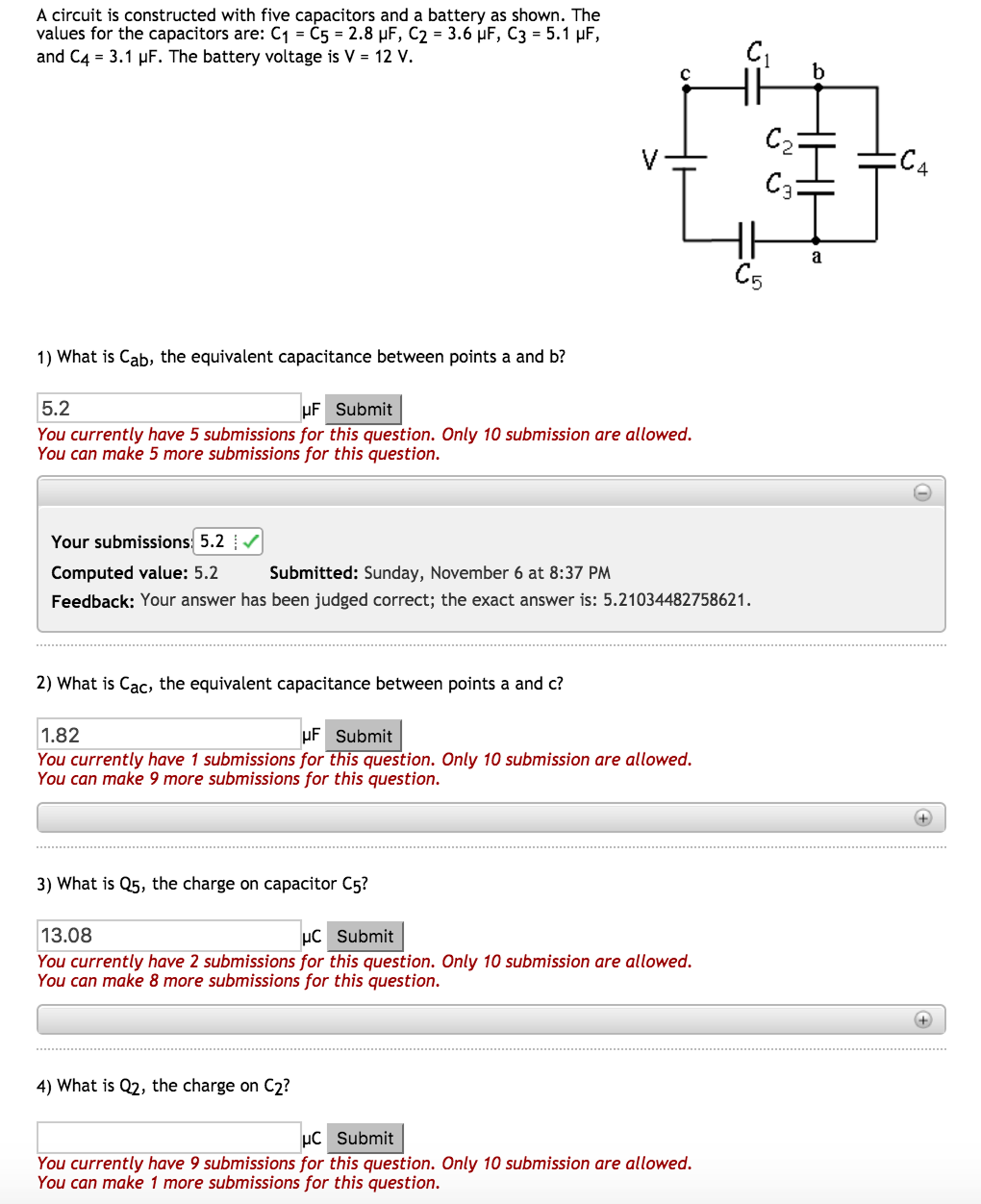 Solved I need a correct answer for question number 4 only | Chegg.com