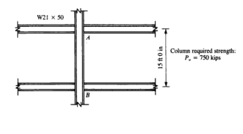 Solved Design an interior column using a W14 section, A992 | Chegg.com