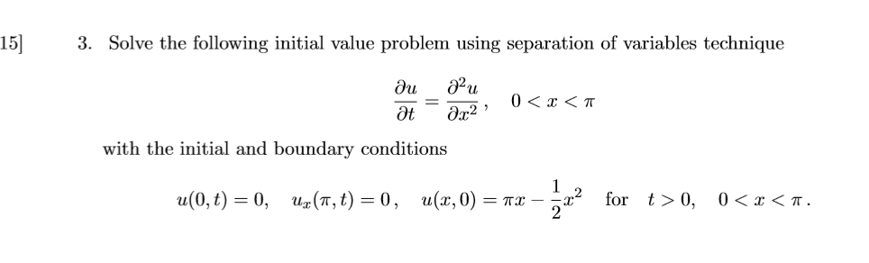 Solved Solve the following initial value problem using | Chegg.com