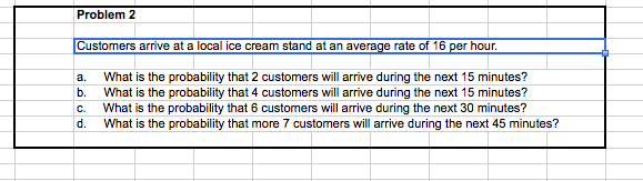 Solved Please solve with Excel and do not use PHstat! If you | Chegg.com
