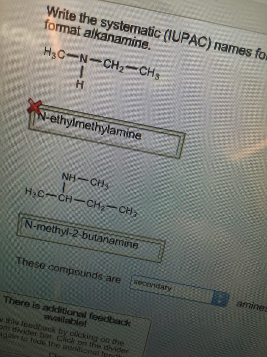 Solved Write the systematic (IUPAC) names for format | Chegg.com
