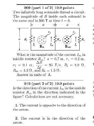 Solved Two infinitely long solenoids thread a. circuit. The | Chegg.com