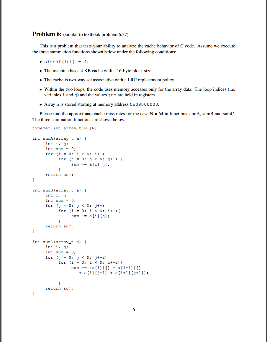 This is a problem that tests your ability to analyze | Chegg.com