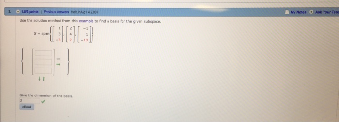 Solved Use the solution method from this example to find a | Chegg.com