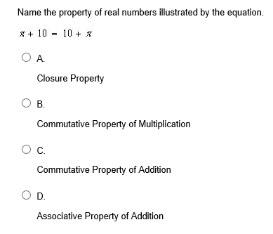 Closure Property Of Multiplication