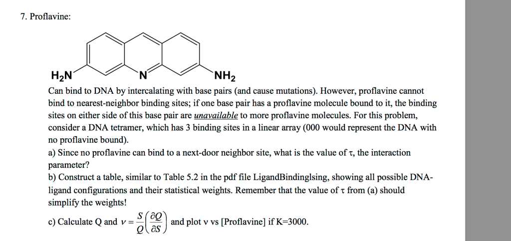 Can bind to DNA by intercalating with base pairs | Chegg.com