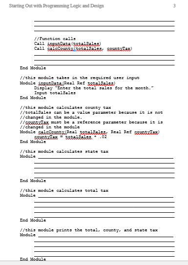 Solved Lab 2 1 Pseudocode And Modules Critical Review A