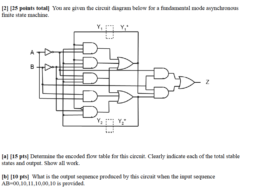Solved 2] 125 Points Totall You Are Given The Circuit