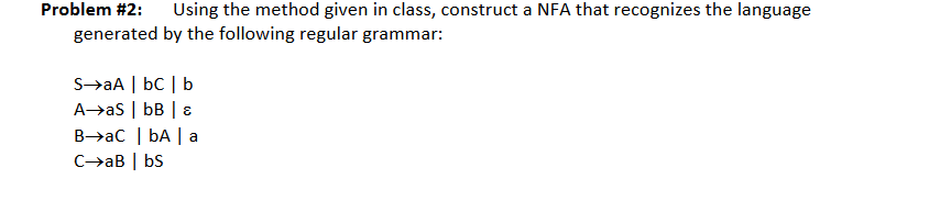 Solved Problem #2: Using the method given in class, | Chegg.com
