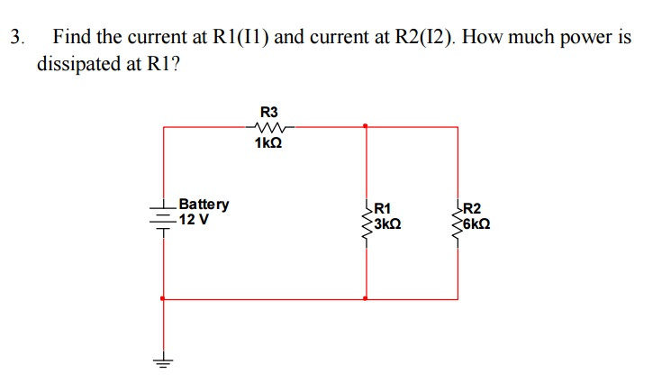 Solved Find the current at R1(II) and current at R2(I2). How | Chegg.com