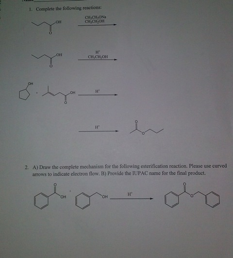 Solved Draw the complete mechanism for the following | Chegg.com