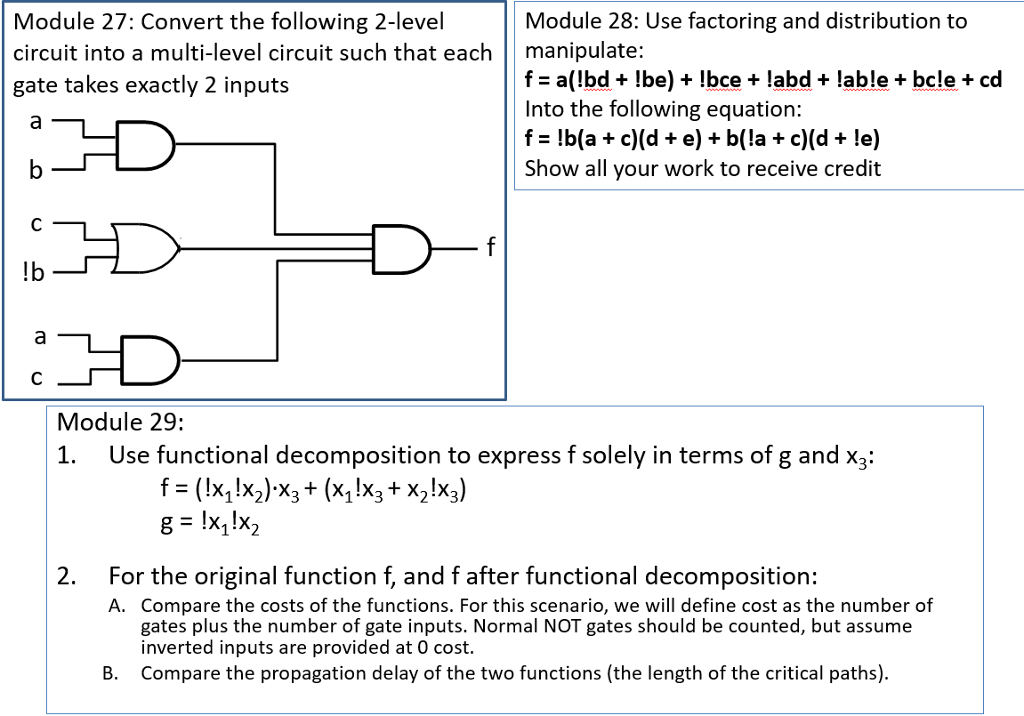 Solved Module 27: Convert the following 2-level circuit into | Chegg.com