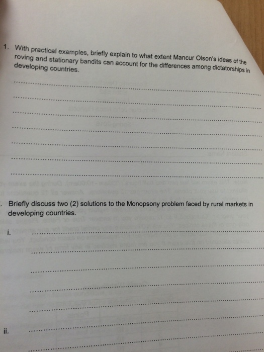 Solved 1. With practical examples, briefly explain to what | Chegg.com