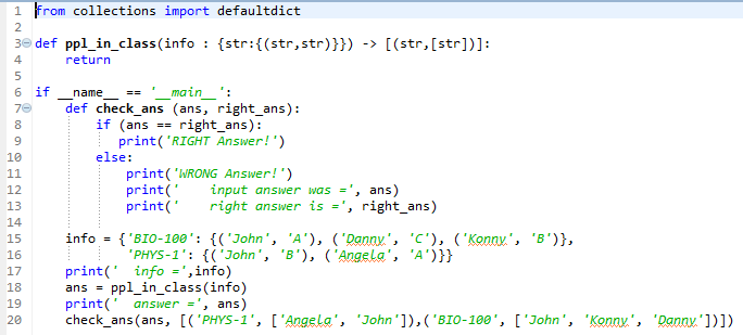 Solved PYTHON PROBLEM Takes info and returns the academic | Chegg.com