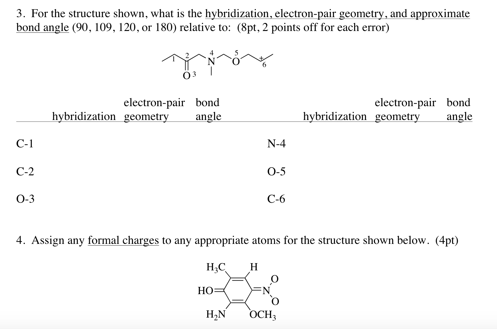 Solved 3. For the structure shown, what is the | Chegg.com