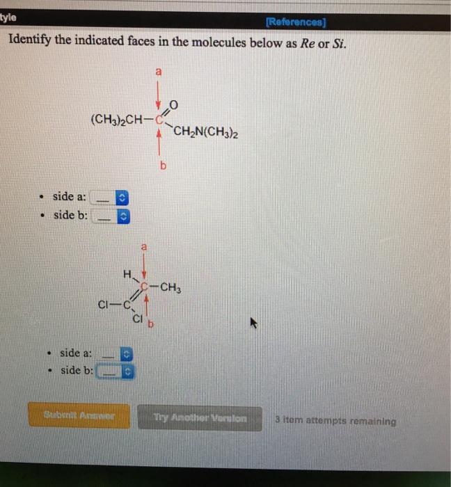 Solved Identify the indicated faces in the molecules below | Chegg.com