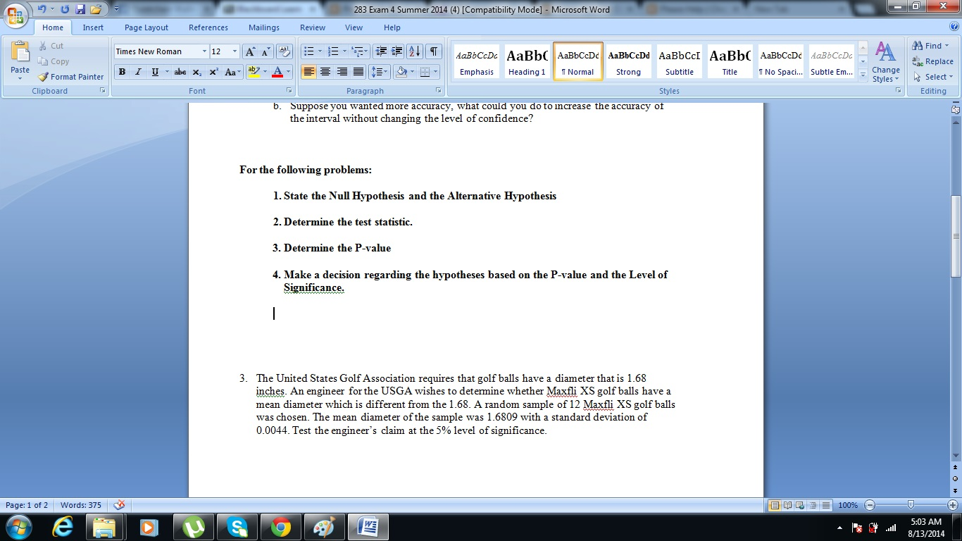 Solved Suppose you wanted more accuracy, what could you do | Chegg.com