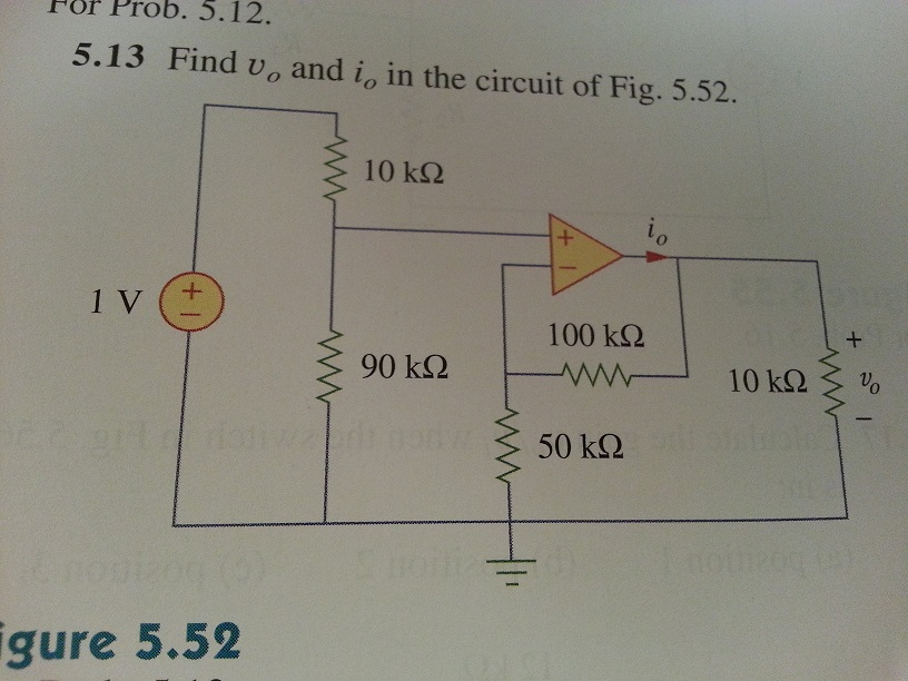 Solved For Prob. 5.12. 5.13 Find vo and io in the circuit of | Chegg.com