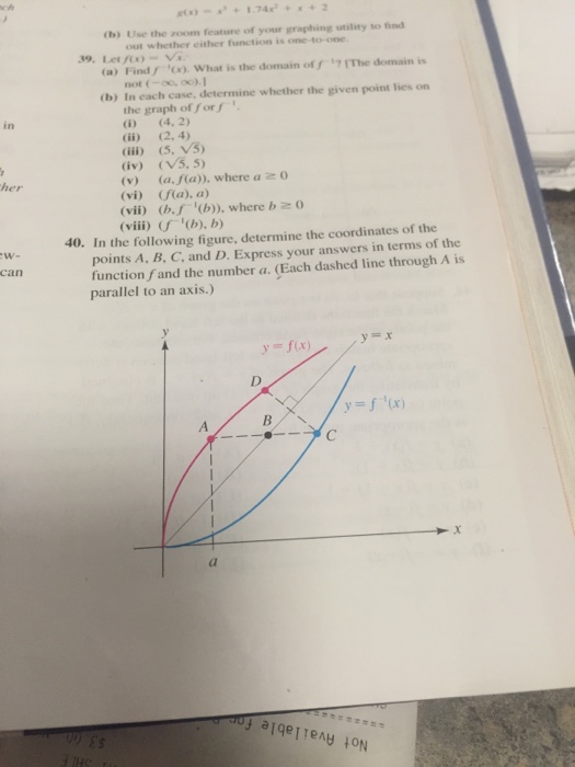 Solved Use the zoom feature of year graphing utility to find | Chegg.com