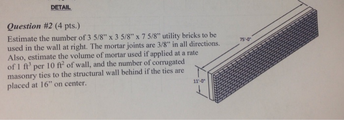 Solved Estimate the number of 3 5/8" Times 3 5/8" Times 7 | Chegg.com