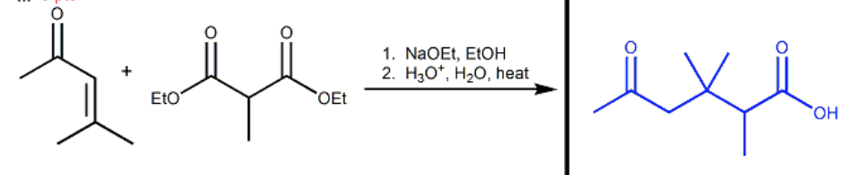 Solved 1. NaOEt, EtOH 2. H30t, H2O, heat Eto OEt OH | Chegg.com