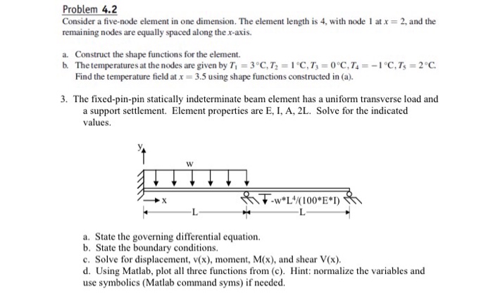 Solved Consider a live-node element in one dimension. The | Chegg.com