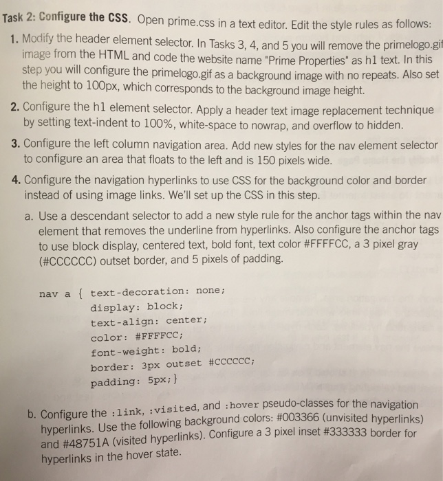 Solved this is prime project part 2 in Web development & | Chegg.com