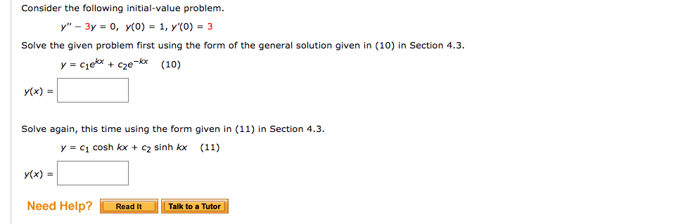 Solved Consider the following initial-value problem. Y" - | Chegg.com