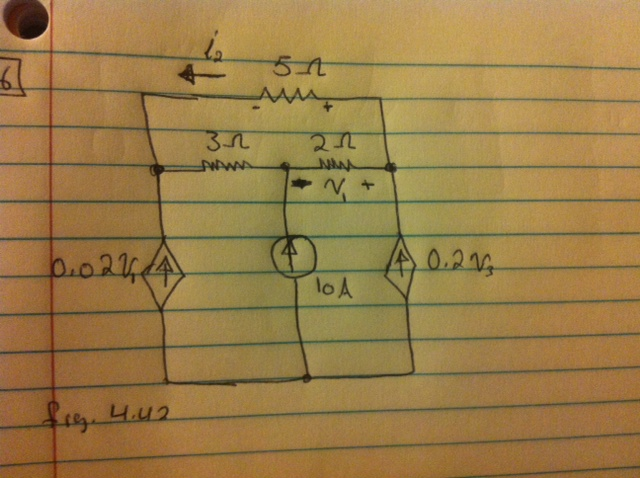Solved determine the current i2 with the assistance of | Chegg.com