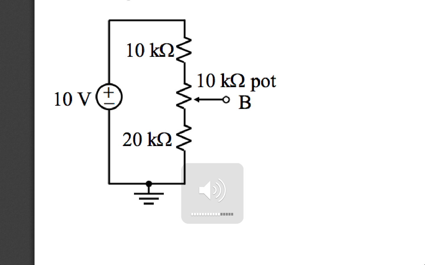 Solved 1-determine the maximum voltage at terminal B if the | Chegg.com