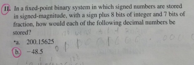 Solved 3 We have a computer that stores binary signed | Chegg.com