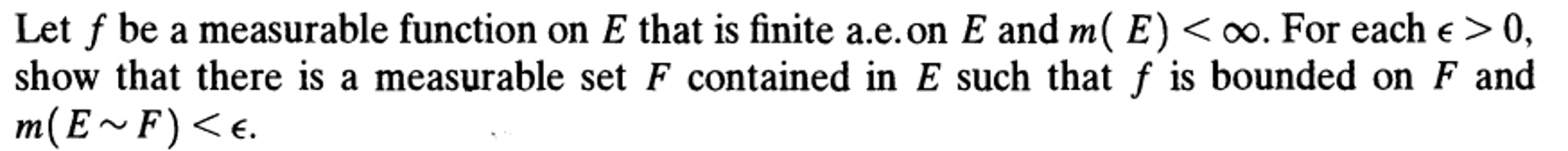 Solved sob Let f be a measurable function on E that is | Chegg.com