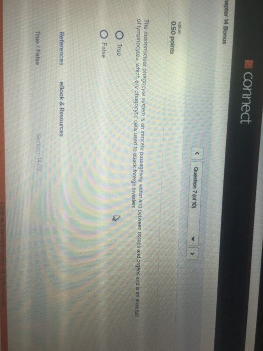 Solved The mononuclear phagocyte system is an intricate | Chegg.com