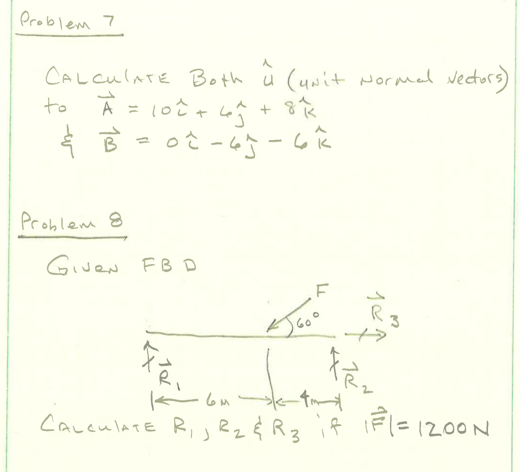 Solved Calculate Both u (unit normal vectors) to A = 10i + | Chegg.com