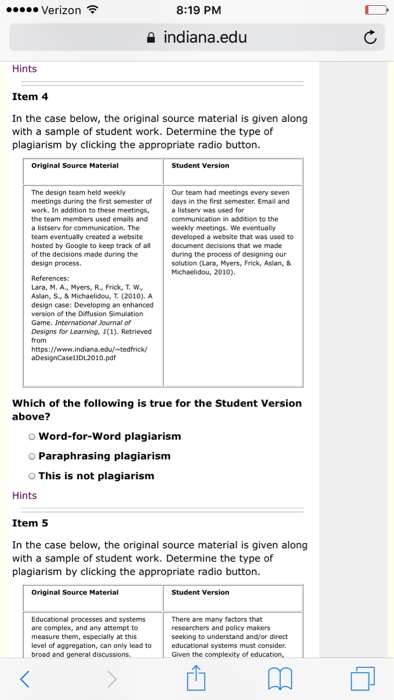 In the case below, the original source material is | Chegg.com